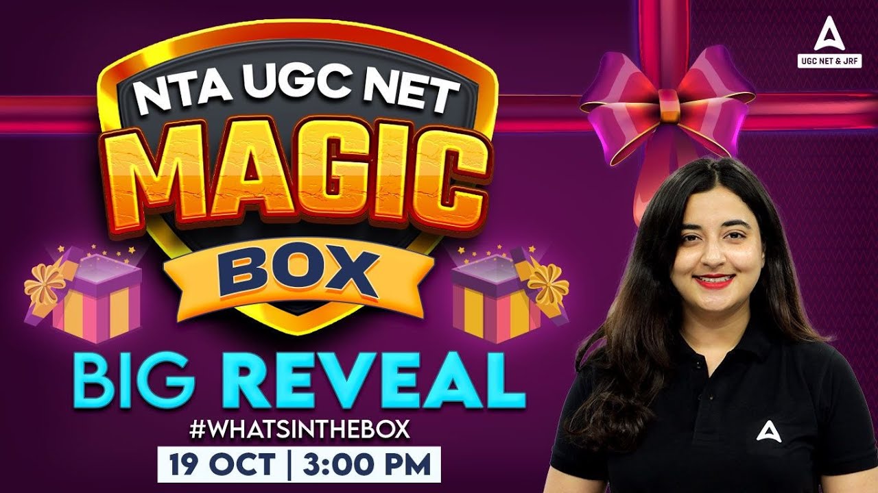 NTA UGC NET MAGIC BOX BIG Reveal | By Aishwarya Ma'am - YouTube