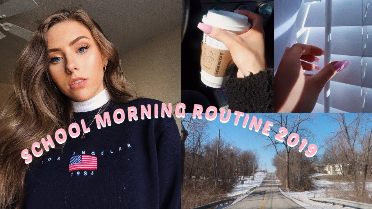 School Morning Routine (vlog style) | Winter 2019 - YouTube
