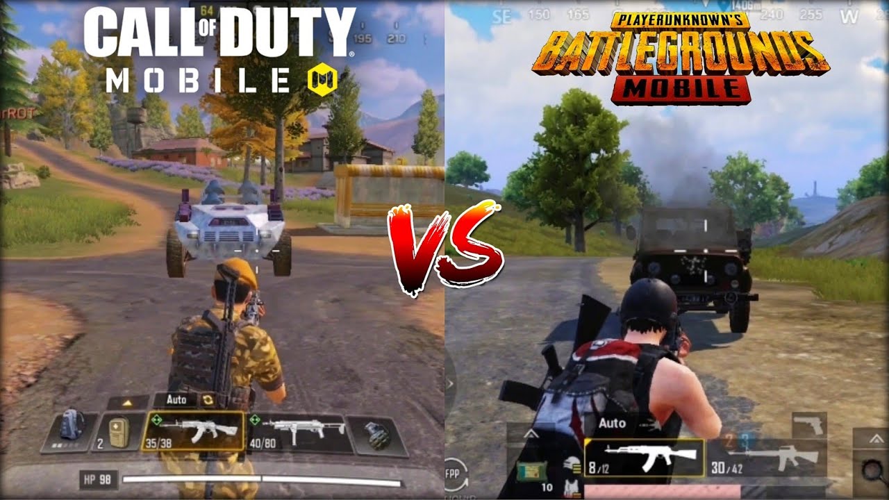 PUBG MOBILE VS CALL OF DUTY MOBILE | COMPARISON BETWEEN PUBG MOBILE AND ...