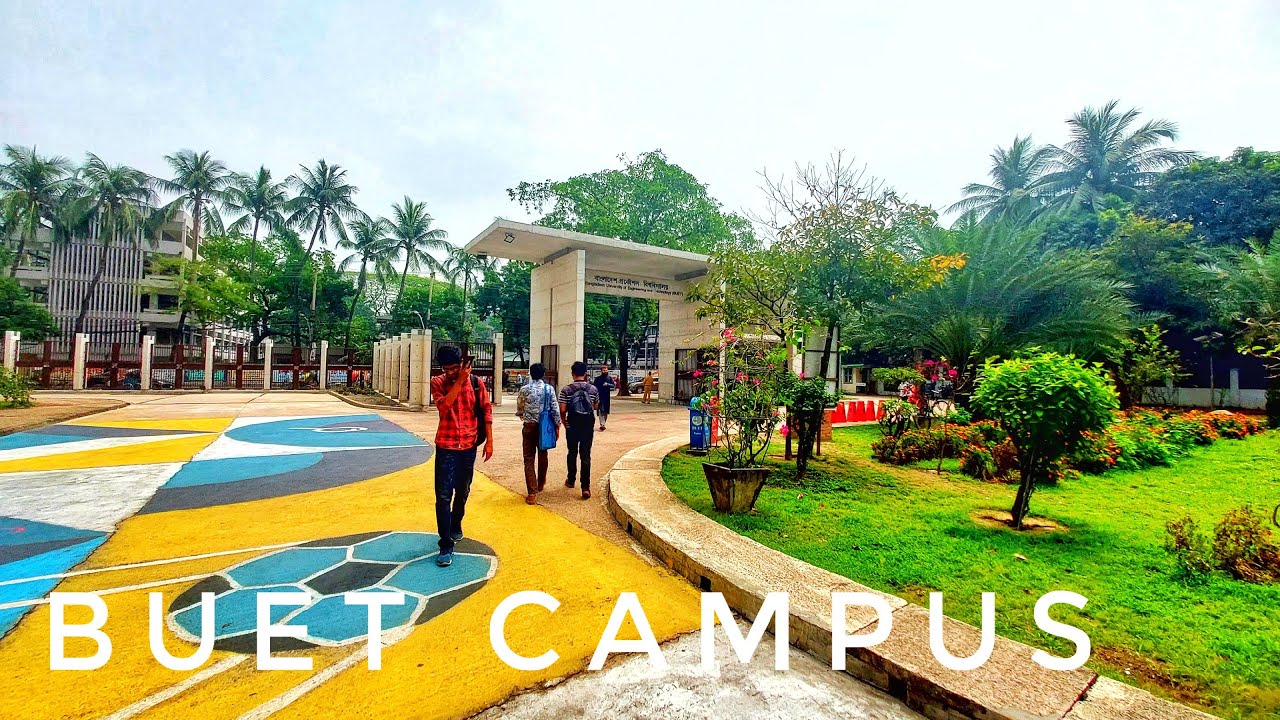 A walk through the BUET Campus - YouTube