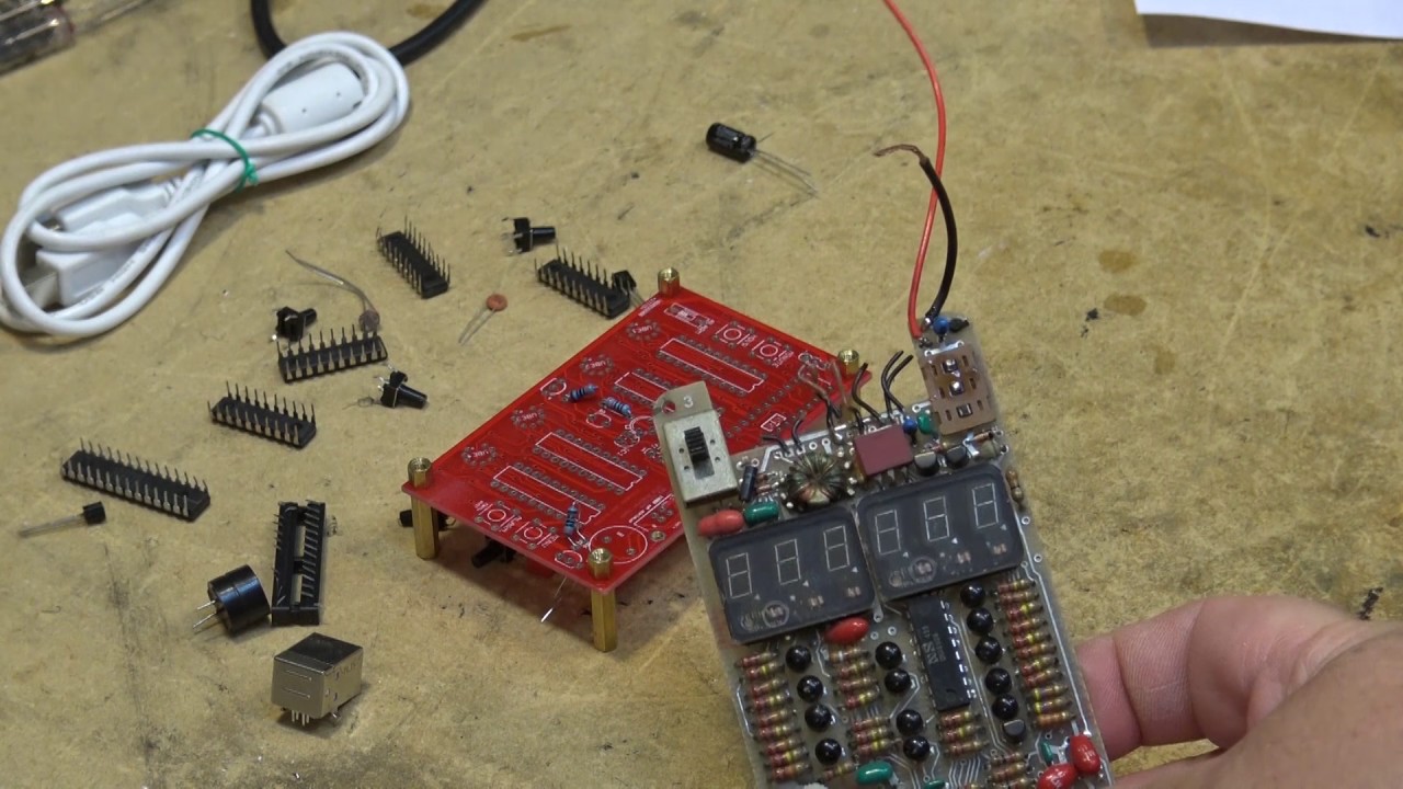 Numitron Clock Build - YouTube