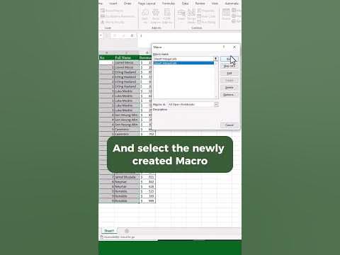 Merge Cells With VBA Code In Excel #shorts #excel #exceltips #data # ...