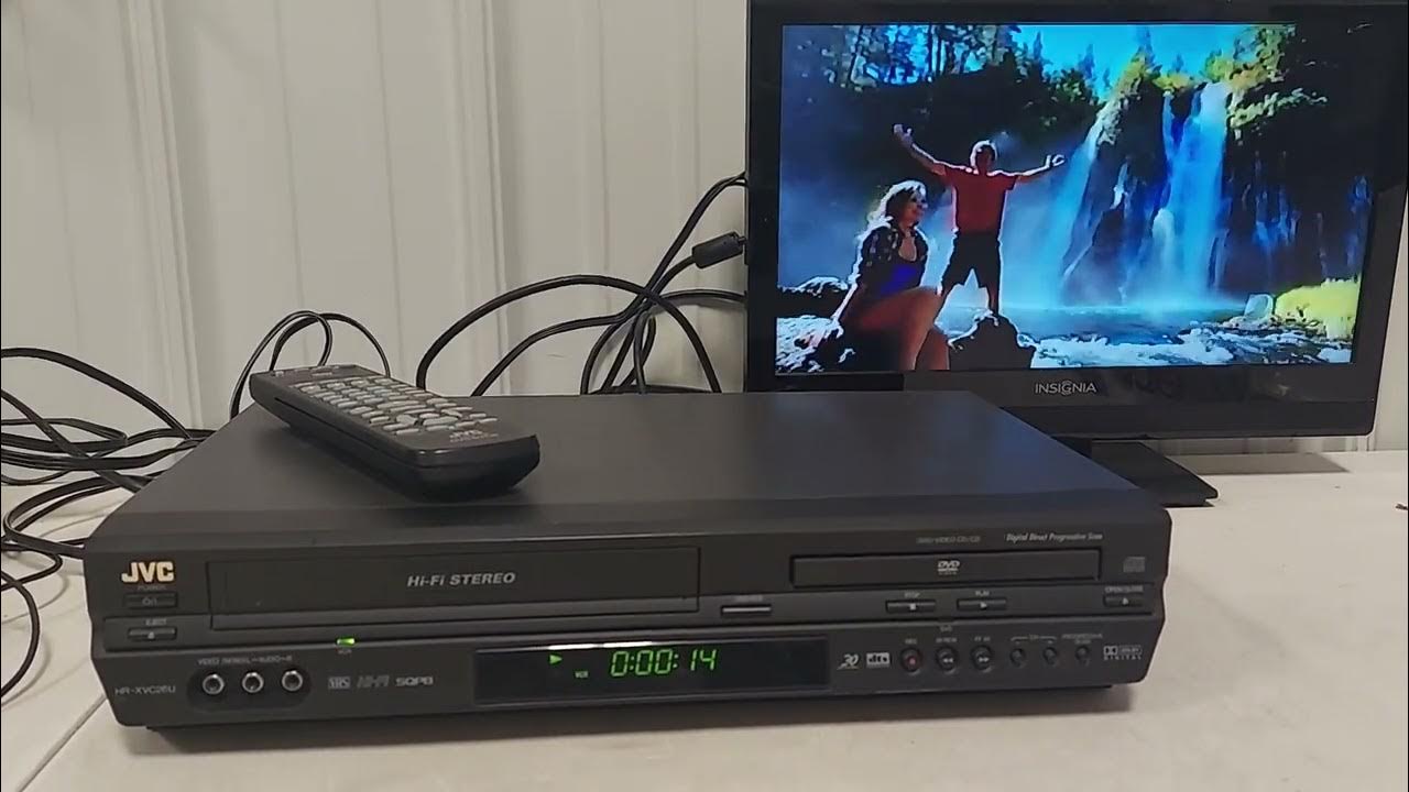 JVC HR-XVC26U DVD VCR CD Combo Player Recorder VHS - YouTube