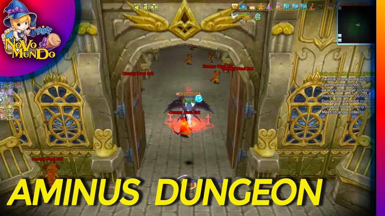 Caverna Aminus - Flyff Novo Mundo #04 - YouTube