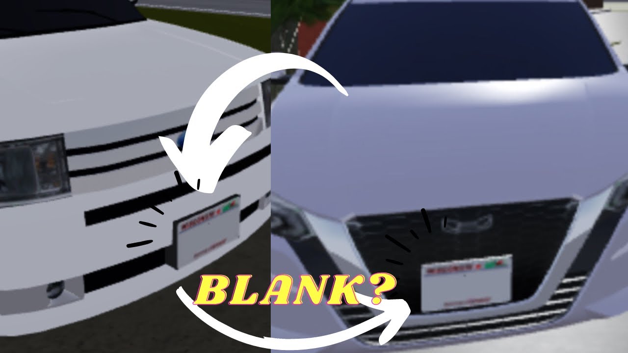 I’ve owned these cars for so long their license plates are blank ...