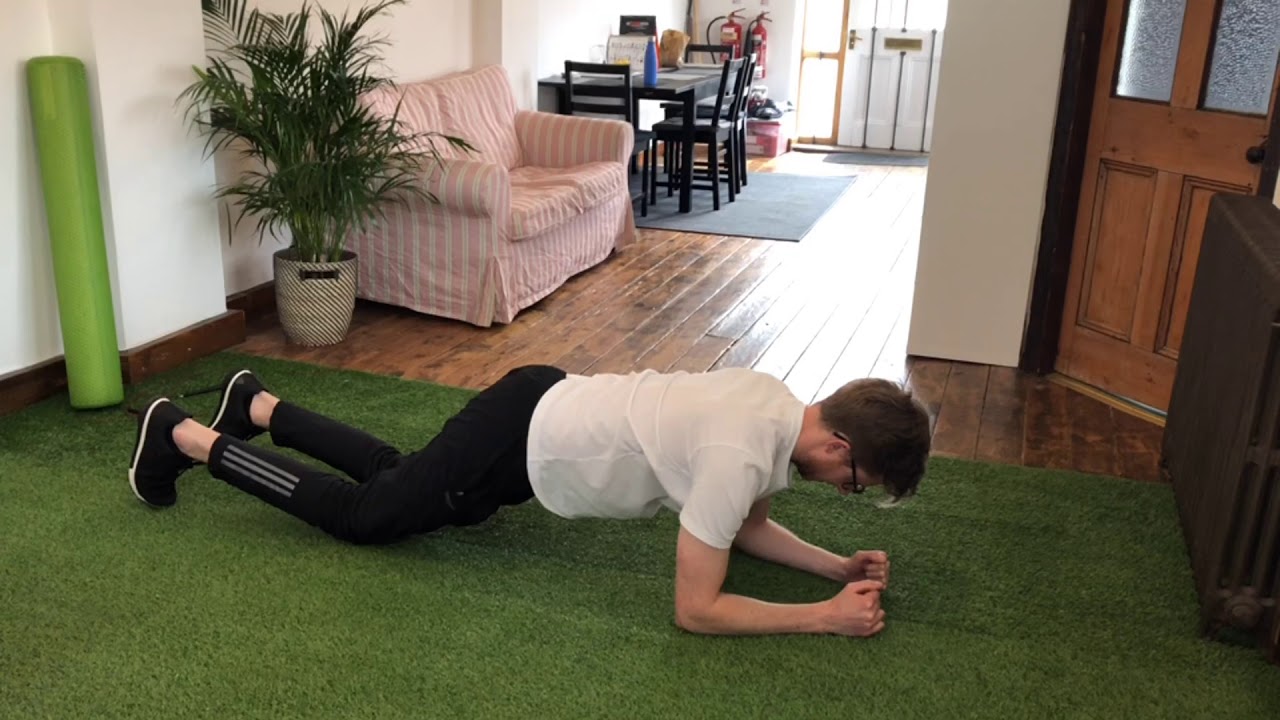Kneeling Front Plank - YouTube