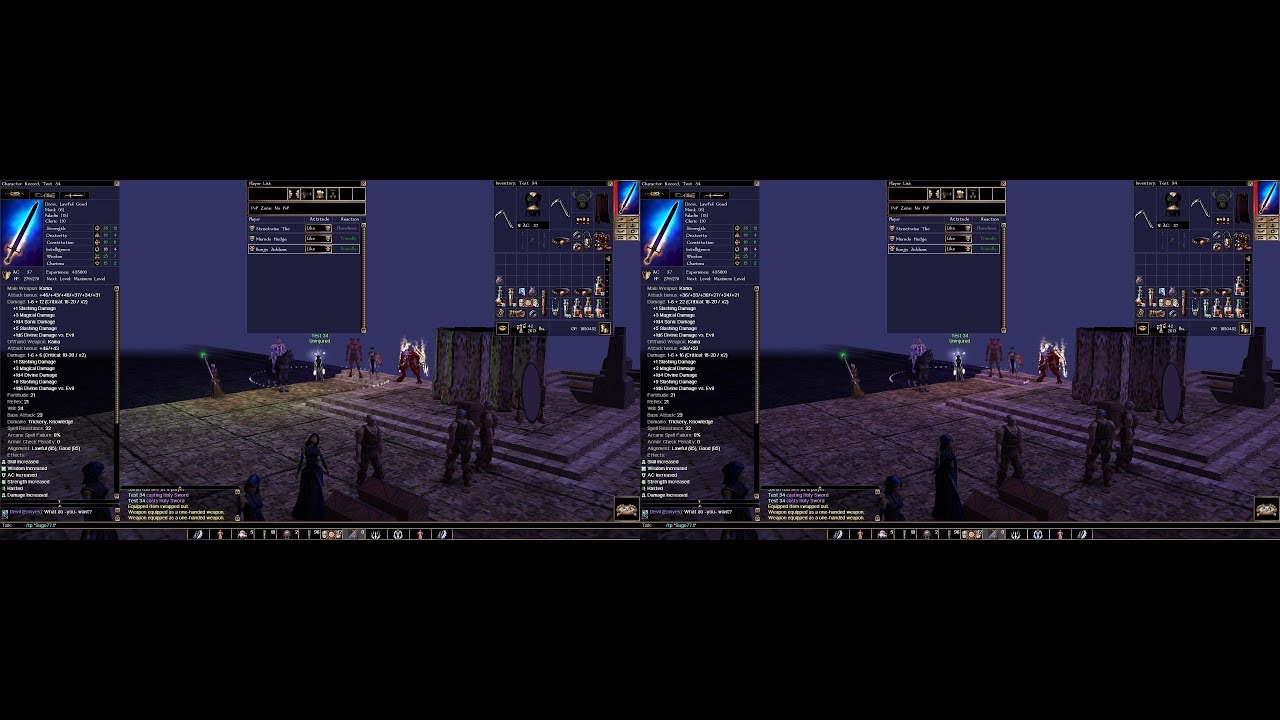 NWN:EE:Arelith,МойБилд25:Race:Drow,ClassesMonkPaladin(HolySword ...