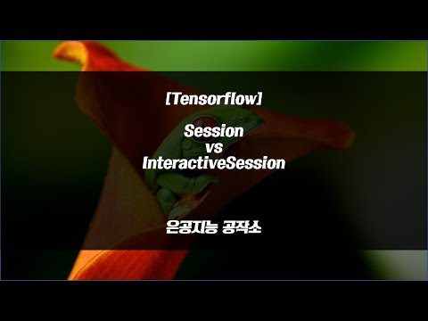 [tensorflow] 1. session vs InteractiveSession - YouTube