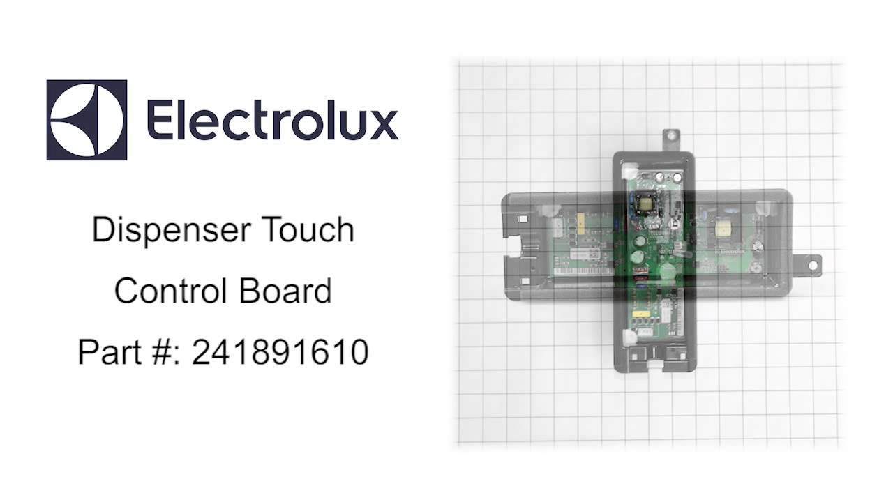 Whirlpool Dispenser Touch Control Board - Part Number: 241891610 - YouTube