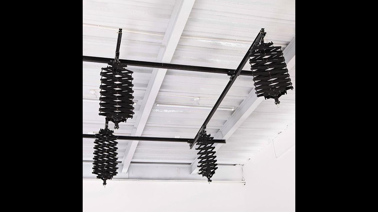 How to Install a Bolluma Pantograph Ceiling Rail System Kit - YouTube
