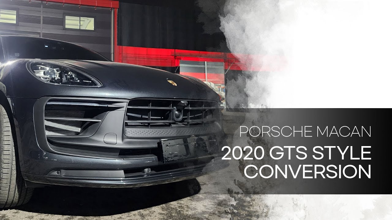 Porsche Macan Old Vehicle 2020 GTS Style Conversion - YouTube