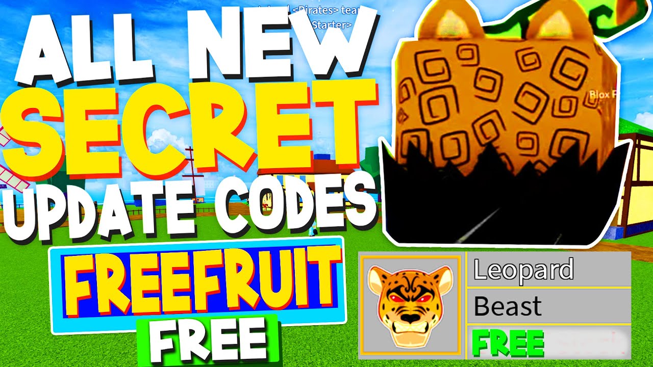 ALL NEW *SECRET* UPDATE CODES in BLOX FRUITS CODES (Blox Fruits Codes ...