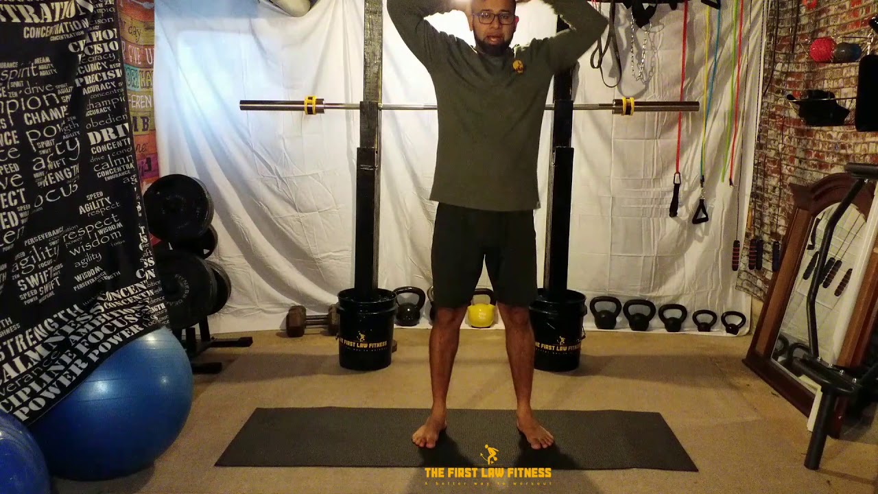 Dynamic Stretch Prisoner Squats - YouTube