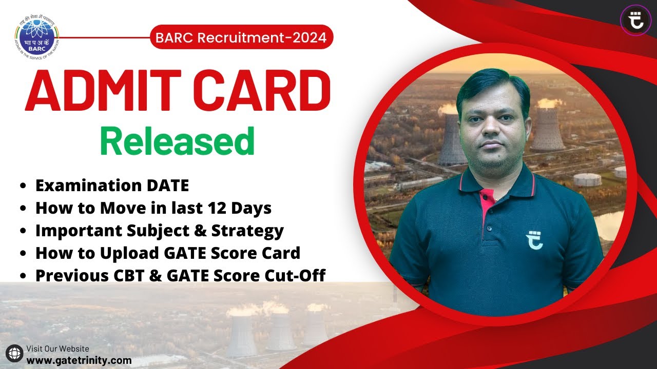 Admit Card Released | BARC-24 | Cut-Off | Last 12 Days Strategy ...