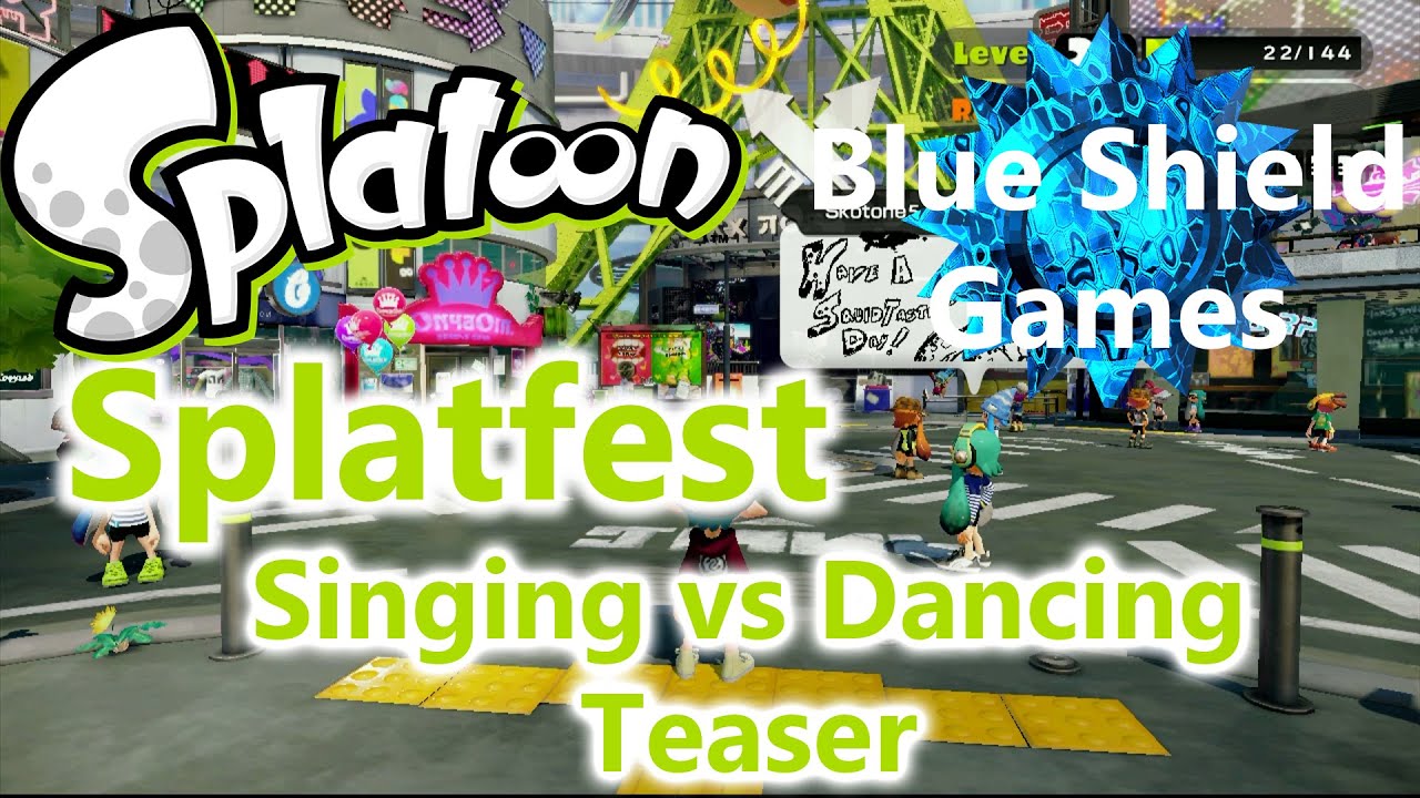 Splatoon Splatfest Singing Vs Dancing Teaser - YouTube