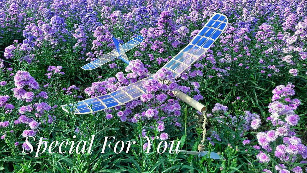FLY Rubber-band Plane - YouTube