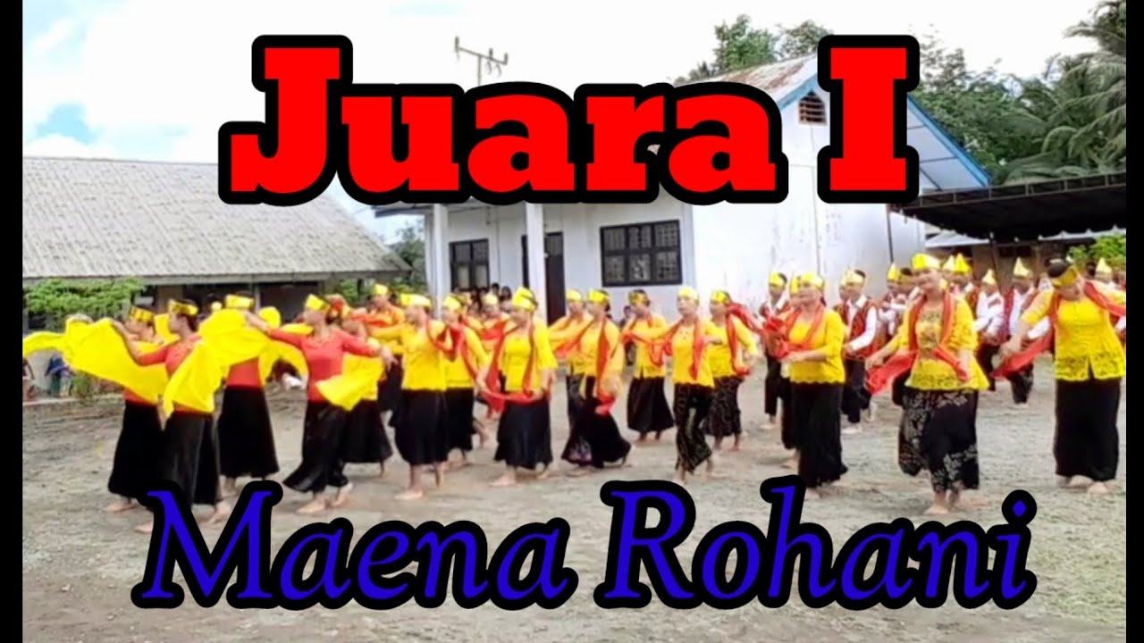 Juara 1 Maena Rohani dari Sektor 2 Jemaat BNKP Lolozirugi - YouTube