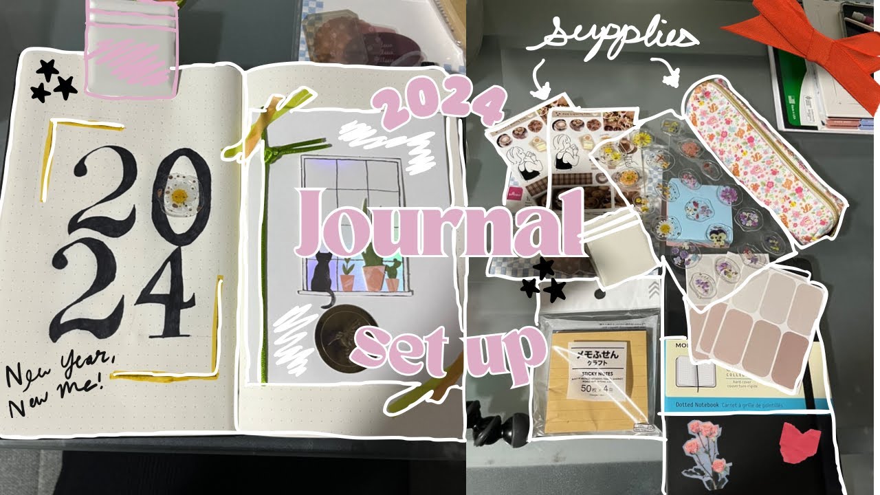 My 2024 Bullet Journal Setup - YouTube