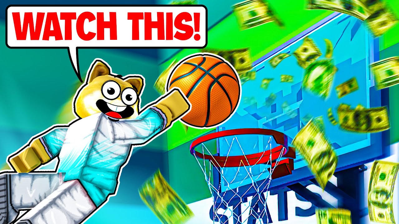 Going MAX LEVEL in ROBLOX DUNKING SIMULATOR! (SPENDING $1,000,000 ...