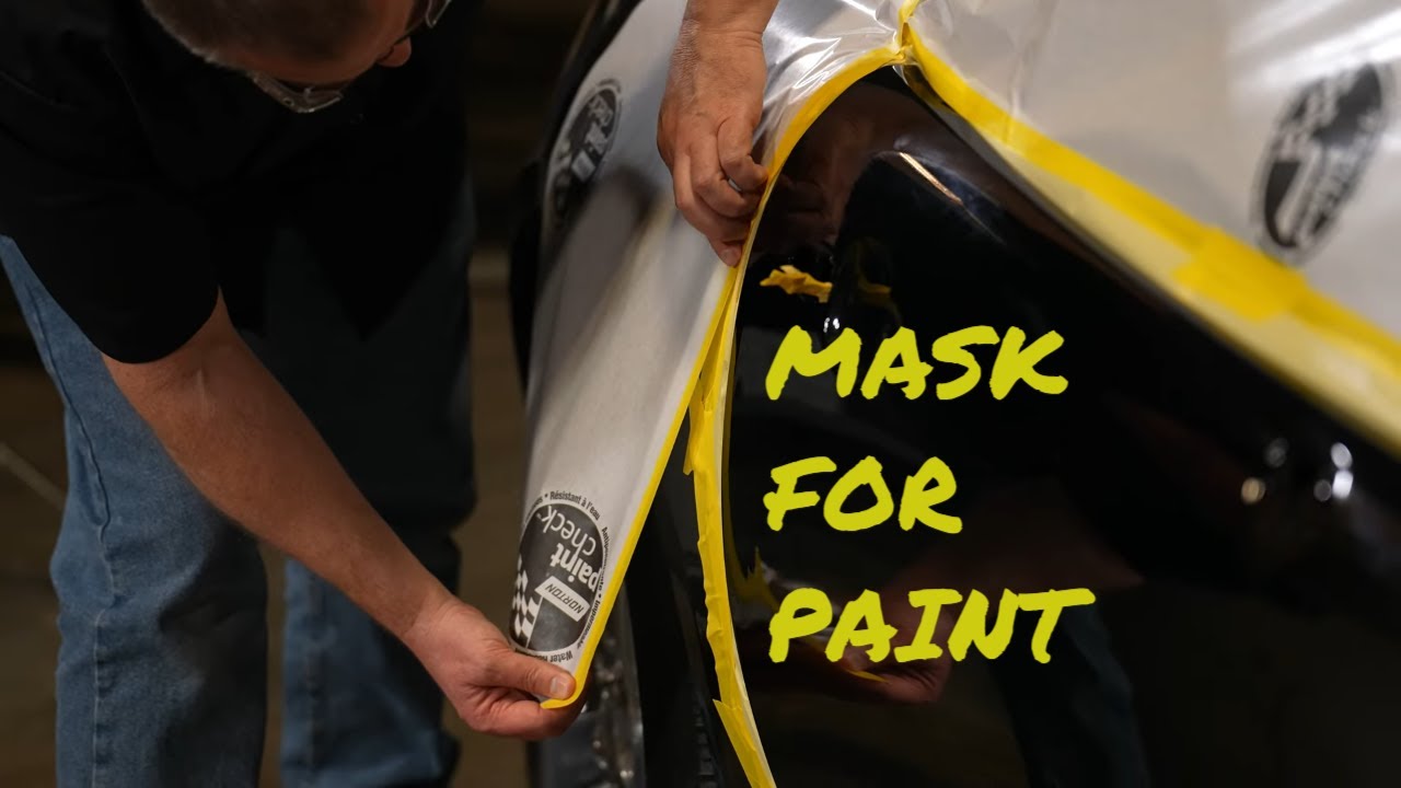 Perfect Car Masking Technique For Paint Booth Results - YouTube