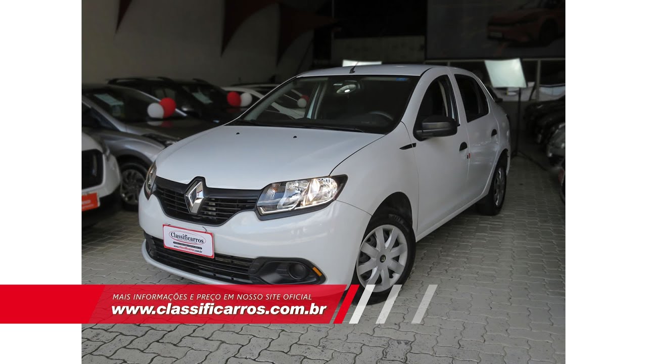 Renault Logan Authentique 1.0 Flex Manual 2019 - YouTube