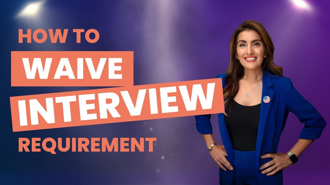 How to Waive Interview Requirement for Non-Immigrant Visas - YouTube