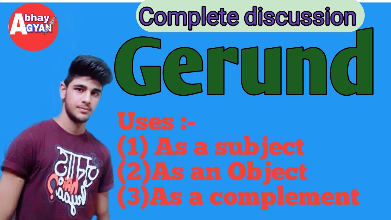 Gerund and it's uses|Gerund|What is gerund|gerund in english grammar ...