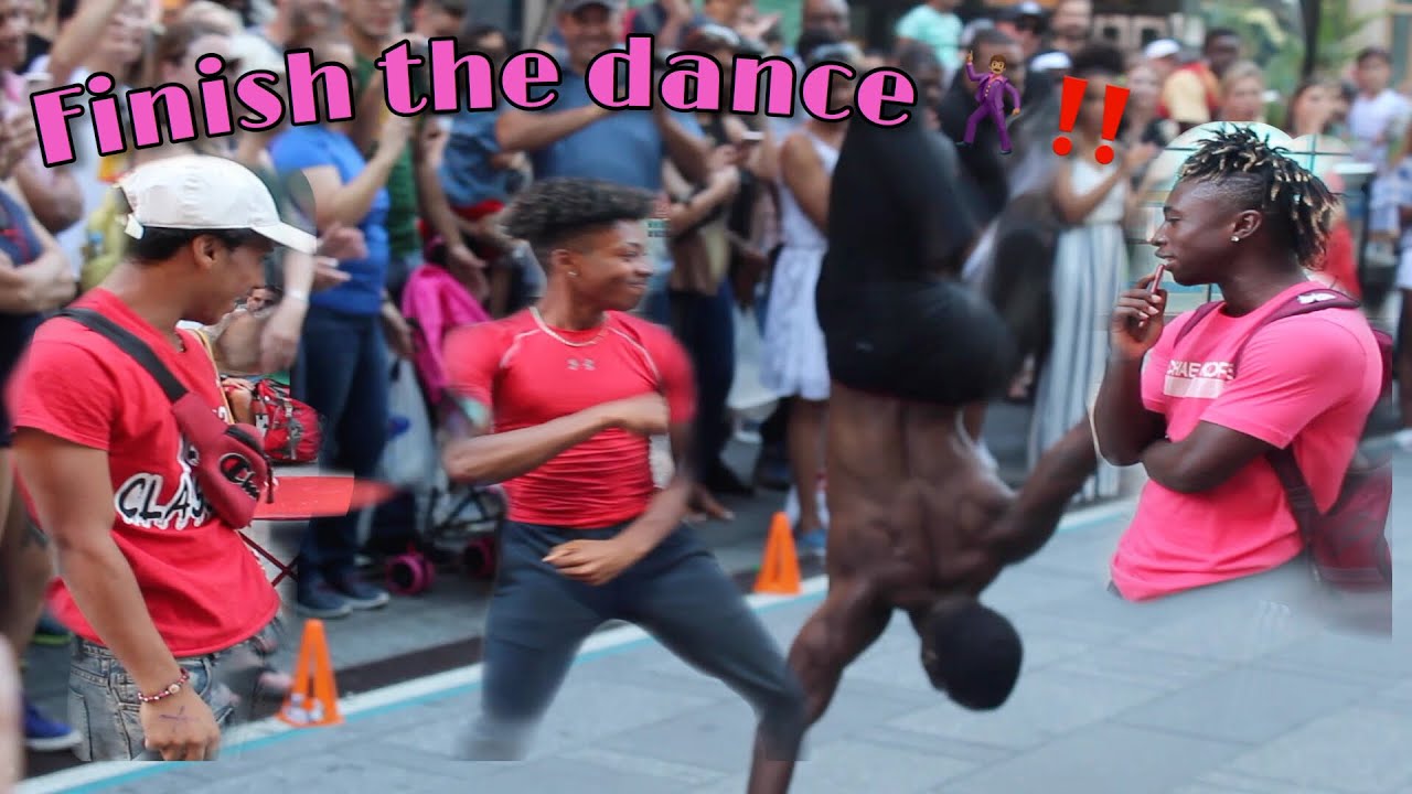 FINISH THE DANCE 🕺🏽OR GET PUNISHED🤭‼️ ((BOY GETS SLAPPED))😳 - YouTube