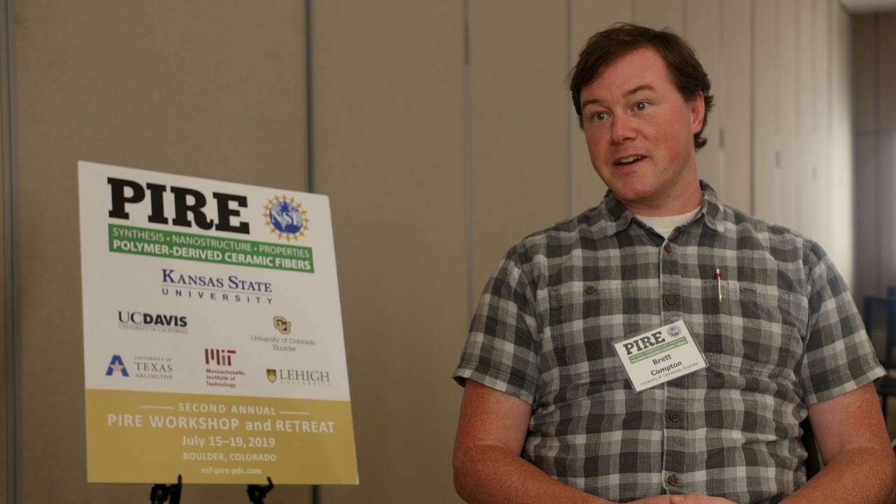 Dr. Brett Compton from University of Tennessee, Knoxville, at the ...