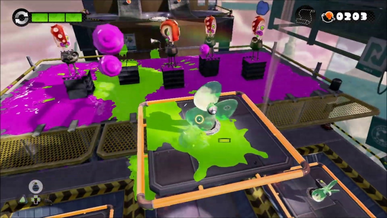 SPLATOON - Wii U - OCTOSTOMP BOSS BATTLE + OCTOLING INVASION ...