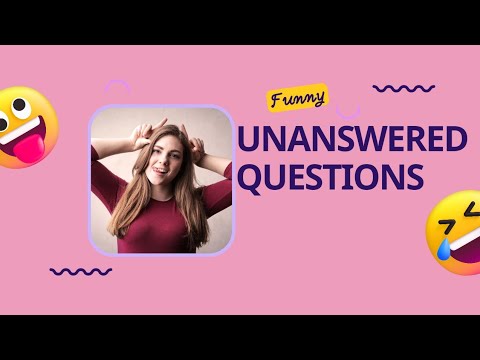 Funny Unanswered Questions ||you must know || @earlybirdideas - YouTube