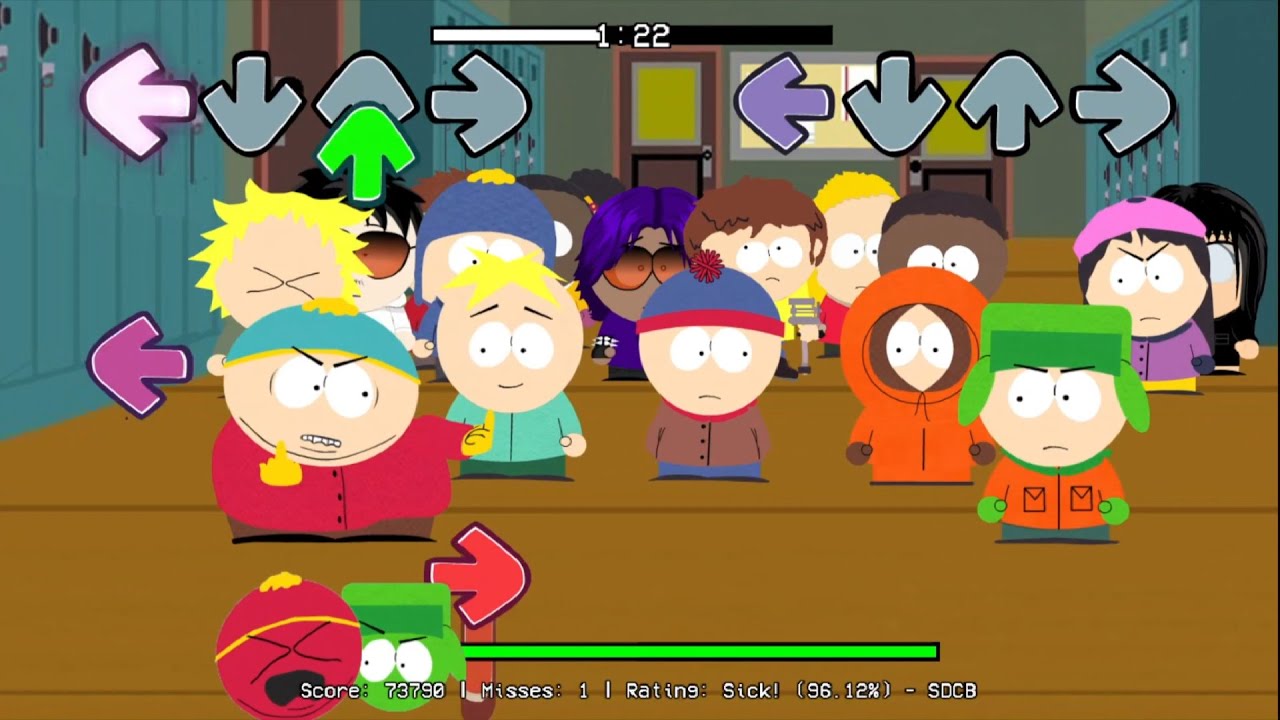 Kyle VS Cartman(Doubling Down)|Friday night funkin mod(fnf) - YouTube