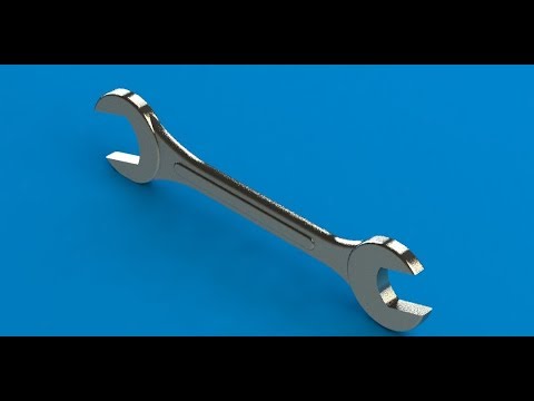How to Draw a Wrench Using SolidWorks | Best SolidWorks Tutorials - YouTube