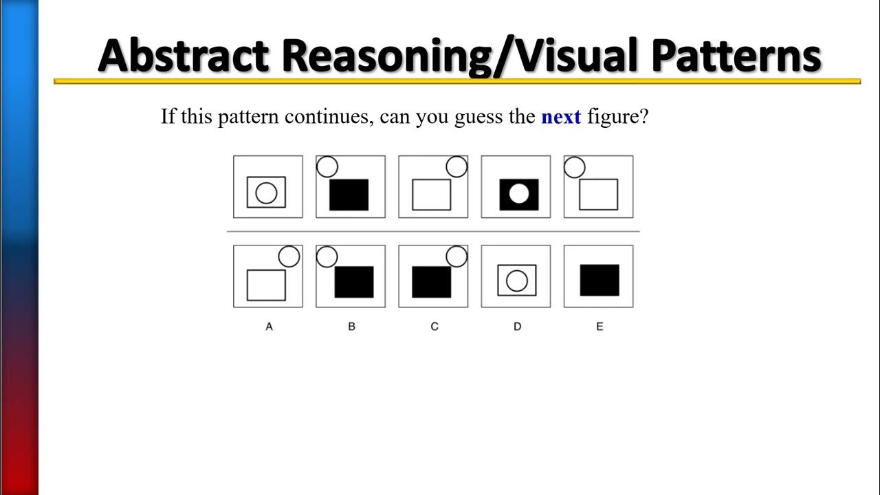 Visual Patterns, Inductive Reasoning, Abstract Reasoning, Example 3 ...