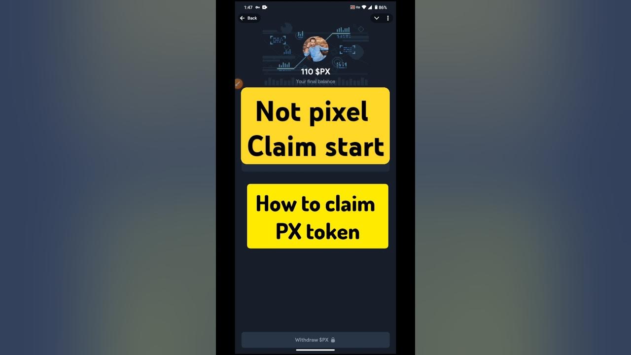 How to claim not pixel | how to claim px token | claim px token | Not pixels token table ...