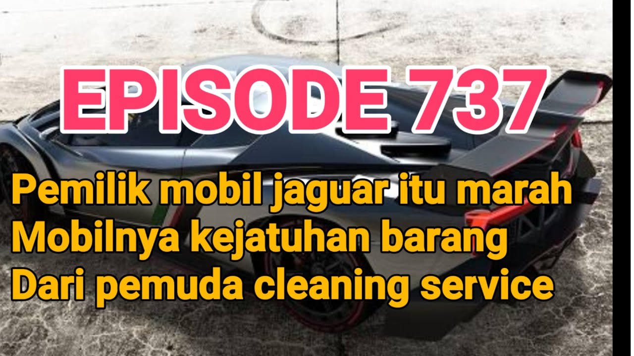kisah cleaning service menabrak mobil jaguar - YouTube
