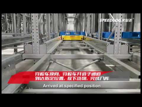 Automated 4 Way Radio Shuttle System-Maxrac - YouTube