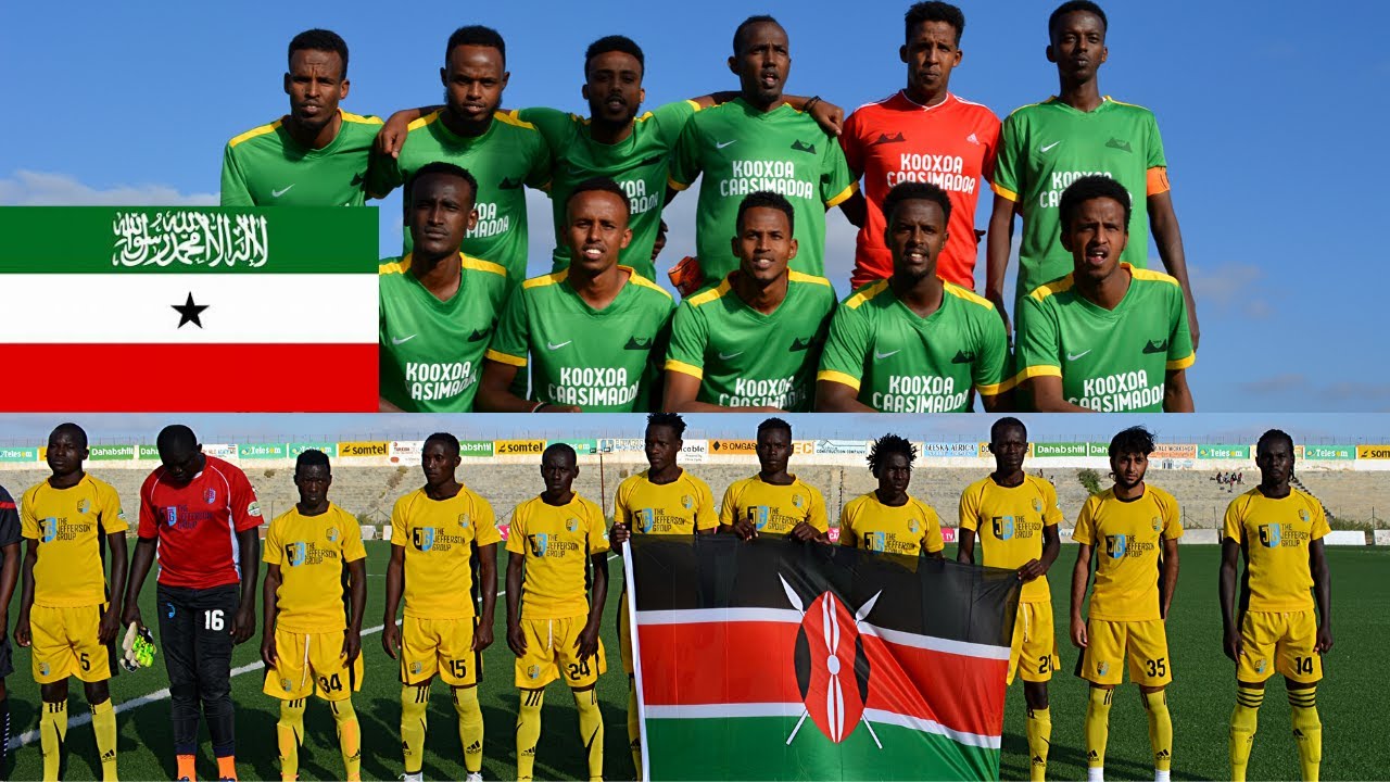 HISTORY IN THE MAKING Somaliland National Team VS Kenya Team (Sindo ...