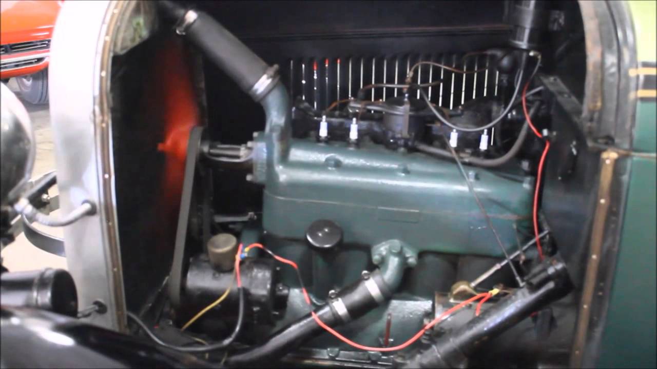 1928 Ford Model A Green - YouTube
