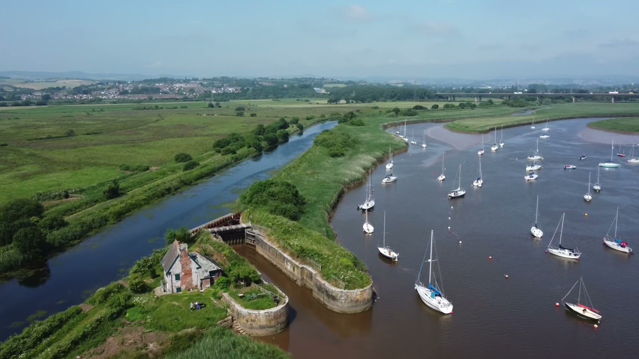 The River Exe, Exeter Ship Canal and Turf Locks - YouTube
