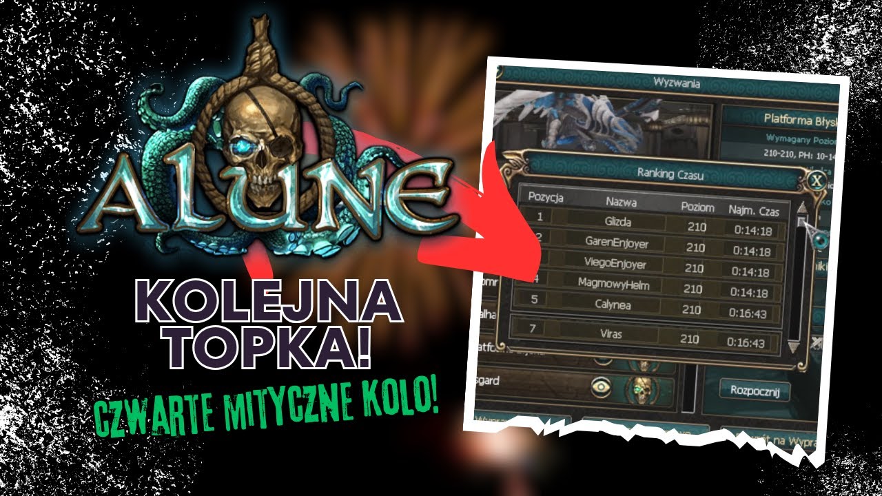 KOLEJNE TOPKI I PLATFORMA BŁYSKU | Alune.pl - YouTube