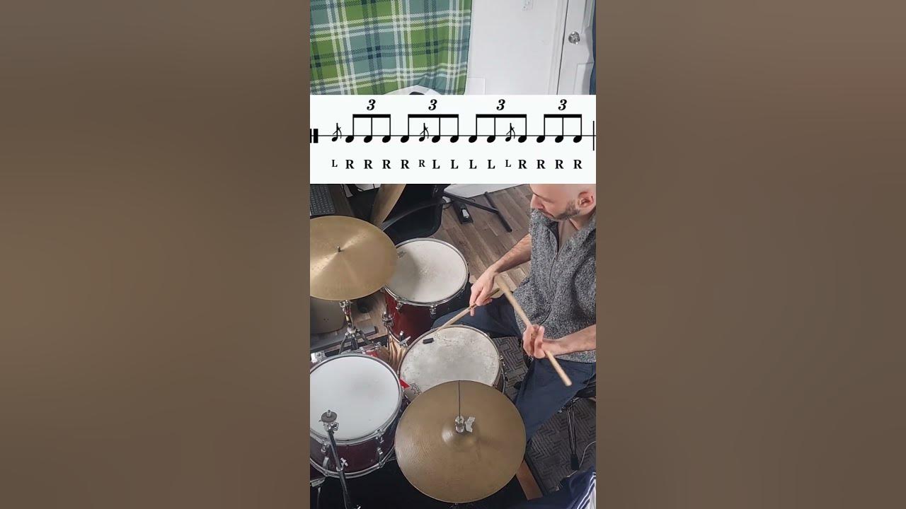 Drum Lesson! 4 Note Flam Triplet Using Moeller Technique! - YouTube