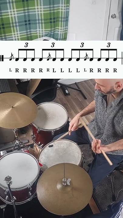 Drum Lesson! 4 Note Flam Triplet Using Moeller Technique! - YouTube