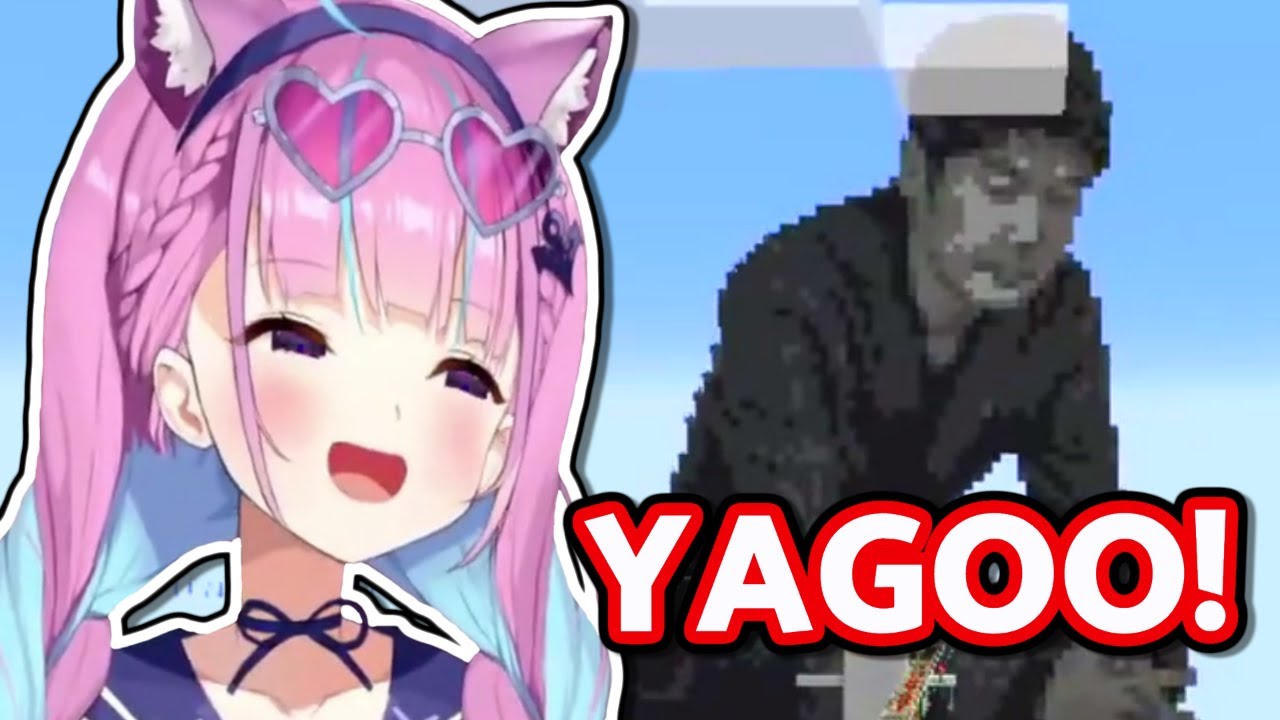 Aqua Sees Coco's Giant Depressed Yagoo For the First Time!【Minecraft】 - YouTube