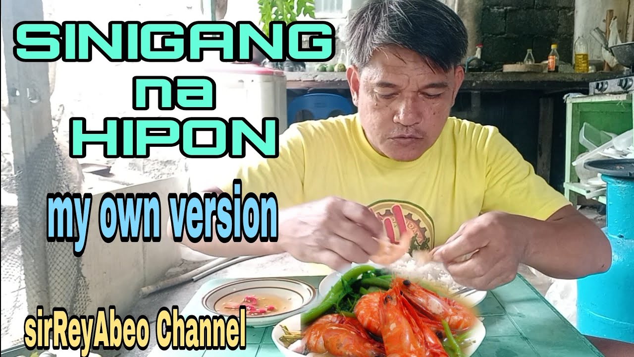 SINIGANG na HIPON overload sahog l my own version I watch&learn - YouTube