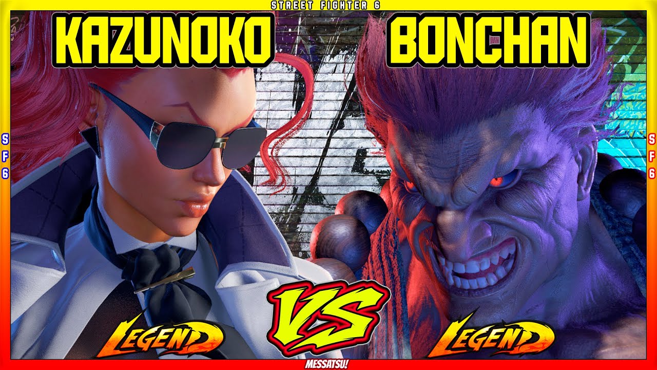 SF6 Kazunoko (C.Viper) VS Bonchan (Akuma)💥Messatsu💥 - YouTube