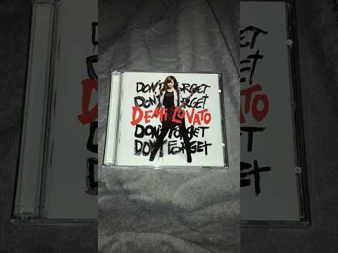 Demi Lovato Don’t Forget #demilovato #shorts #cd #album #nostalgia #nostalgic #music #record
