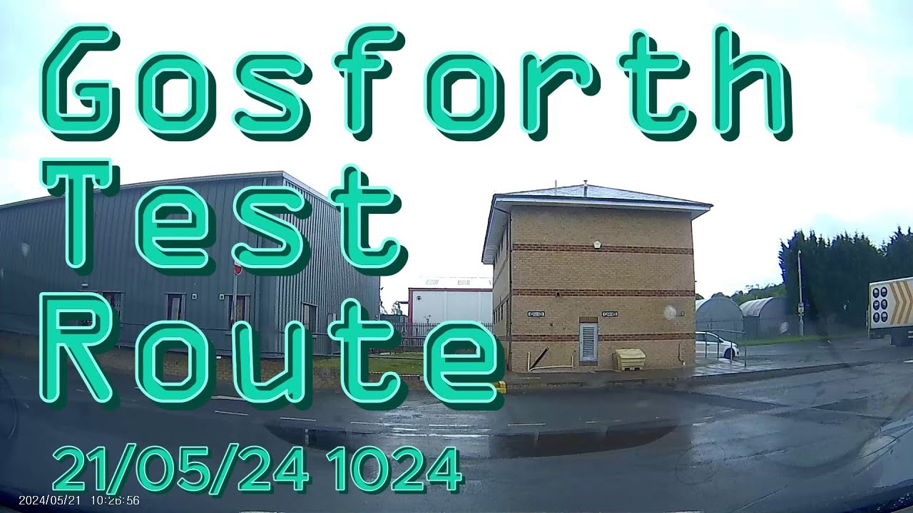 Gosforth Test Route 21/05/24 - YouTube