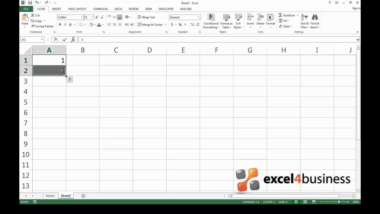 How to Copy Patterns in Excel - YouTube