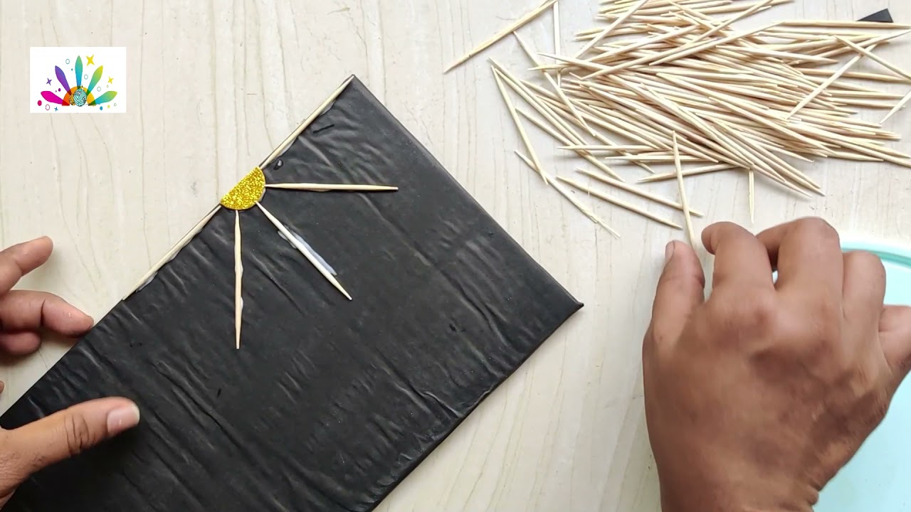 Toothpick Art On Paper